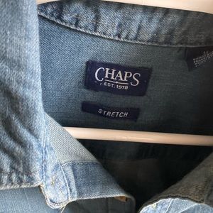 Chaps | Shirts | Mens Chaps Denim Long Sleeve Button Front Shirt ...